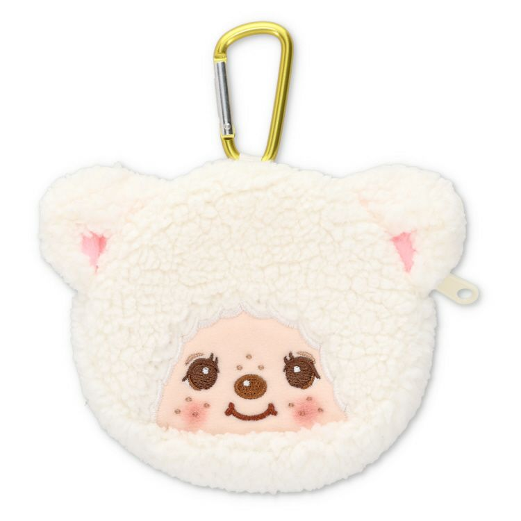 MONCHHICHI Cham White Mini Pouch Coin Purse – YORE STORE