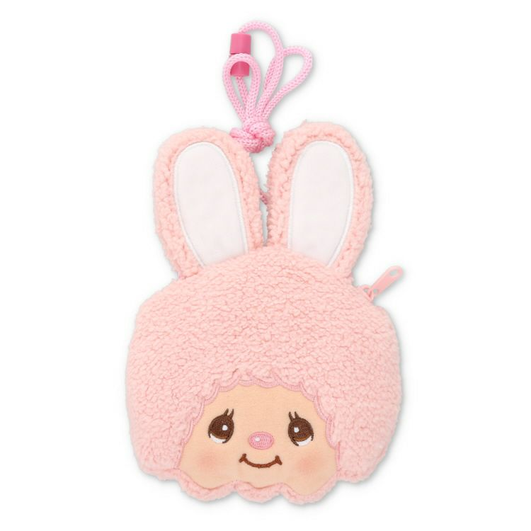 MONCHHICHI Chimutan Pink Neck Pouch Coin Purse – YORE STORE