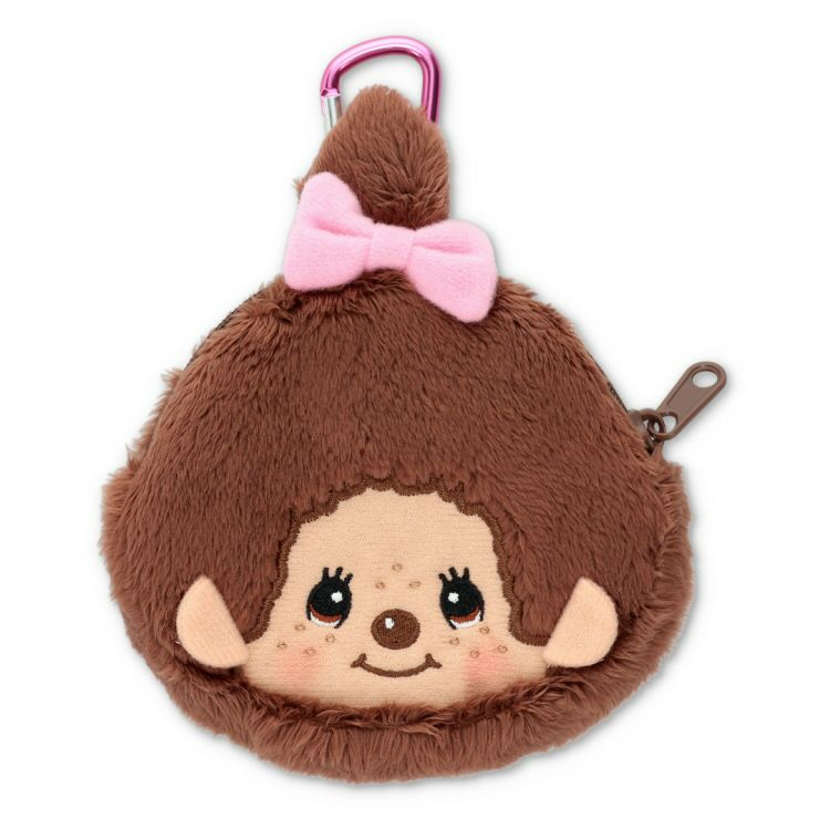 MONCHHICHI Monchhichi-Chan Brown Mini Pouch Coin Purse – YORE STORE