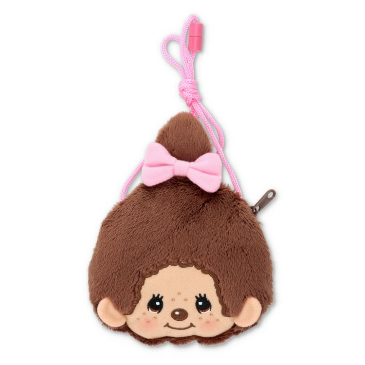 MONCHHICHI Monchhichi-Chan Brown Neck Pouch Coin Purse – YORE STORE