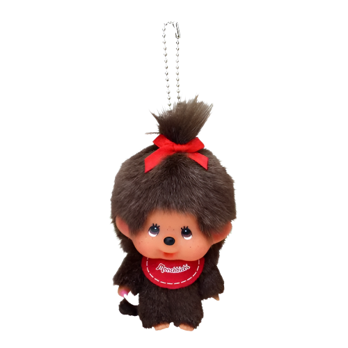 MONCHHICHI Monchhichi Girl Face SS Mascot Holder Keychain – YORE STORE