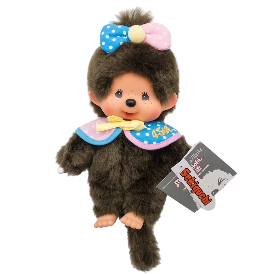 MONCHHICHI Monchhichi 45th Anniversary Limited Edition Doll 20CM Mascot Holder Keychain | Yore ...
