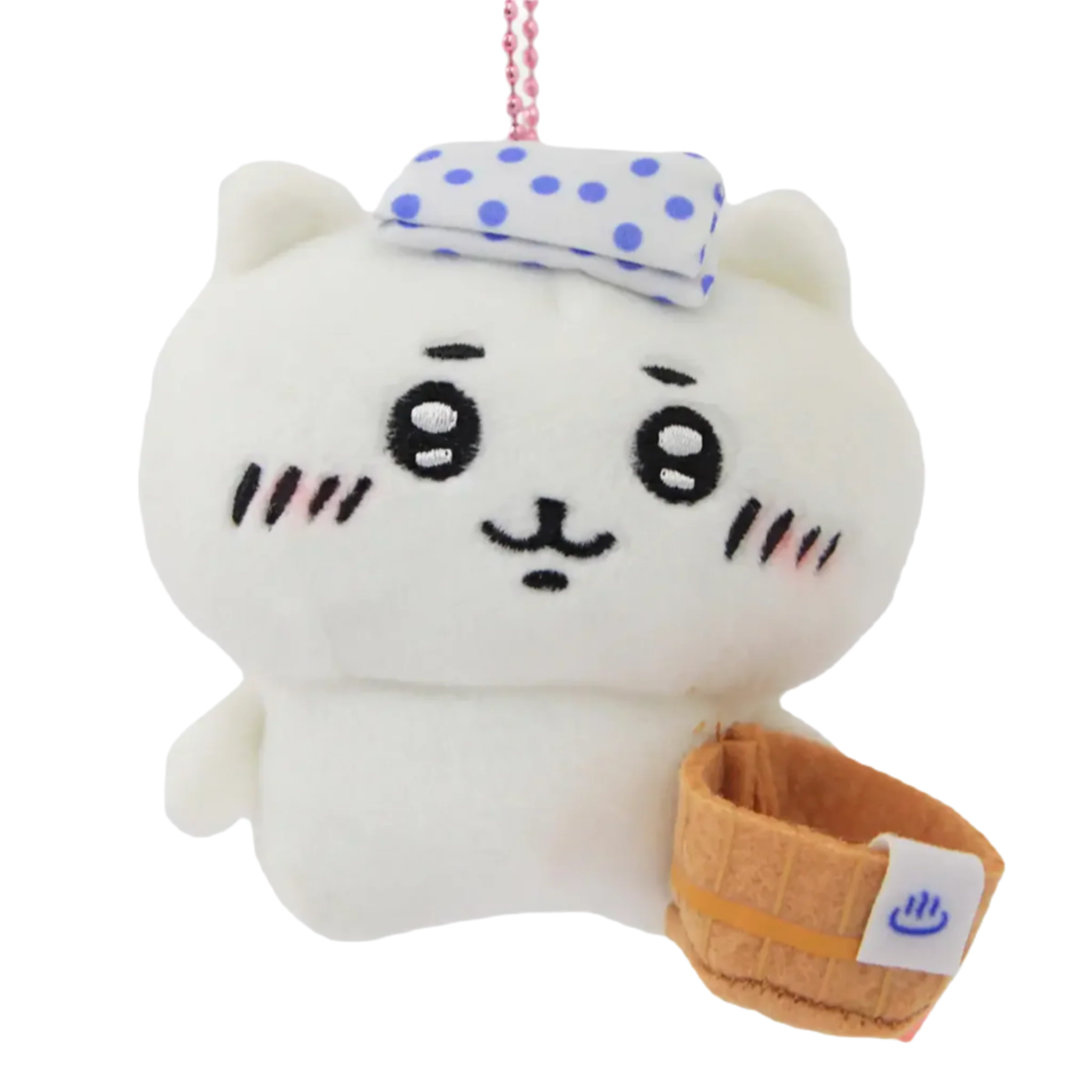 CHIIKAWA Chiikawa Onsenchi Limited Edition Mascot Holder Keychain ...