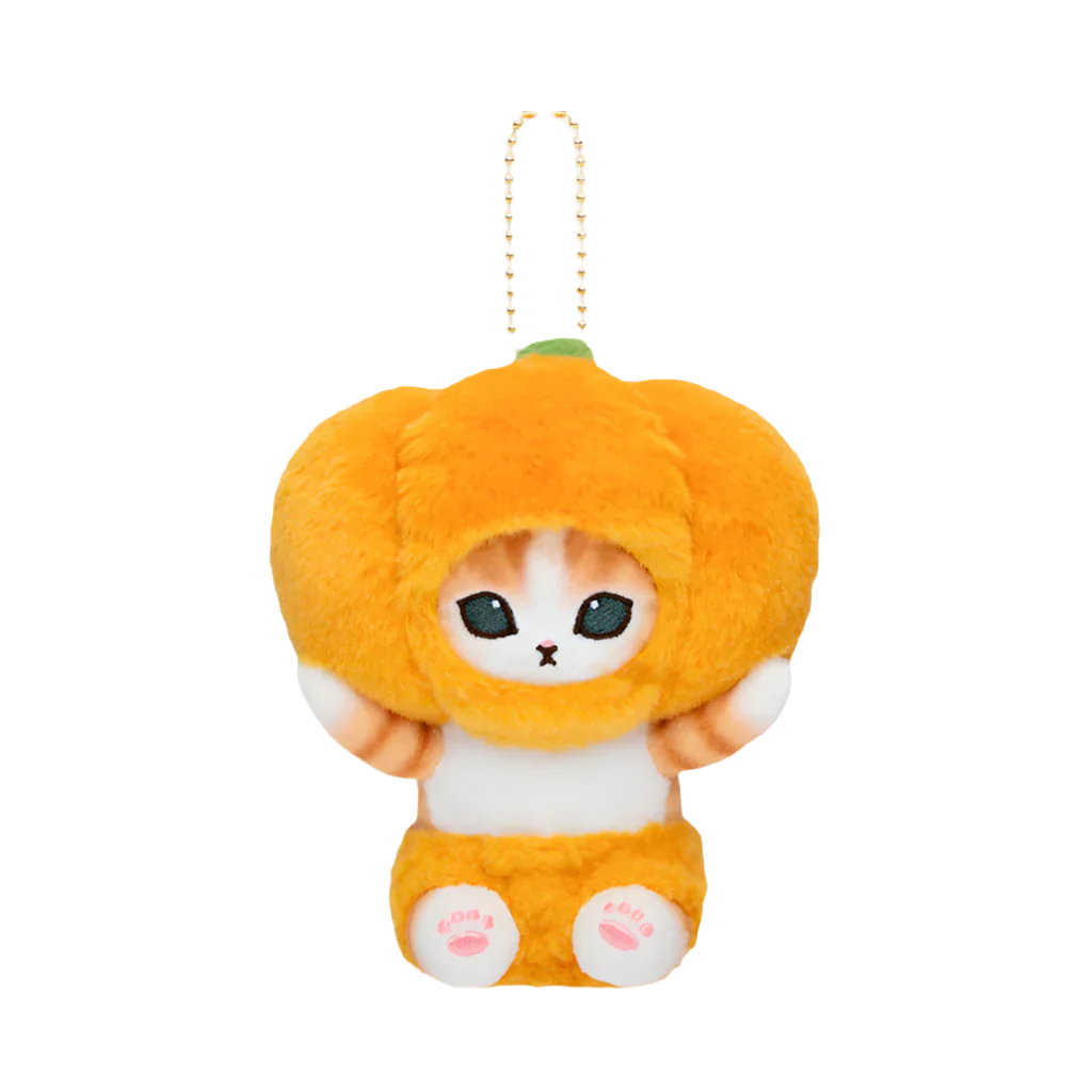 Mofusand Pumpkin Keychain – Plush Mascot Holder | Yore Store – YORE STORE