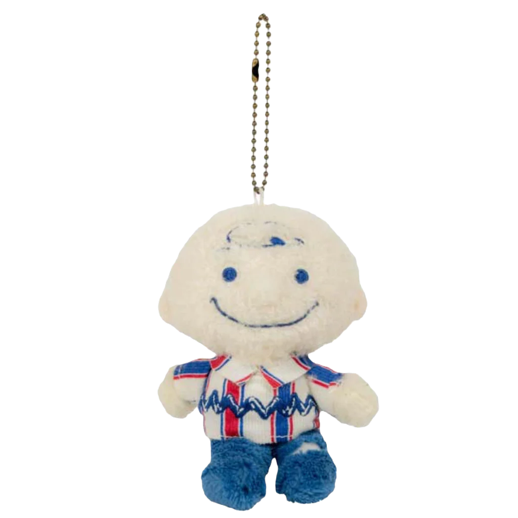 PEANUTS Charlie Brown Tricolour Mascot Holder Keychain – YORE STORE