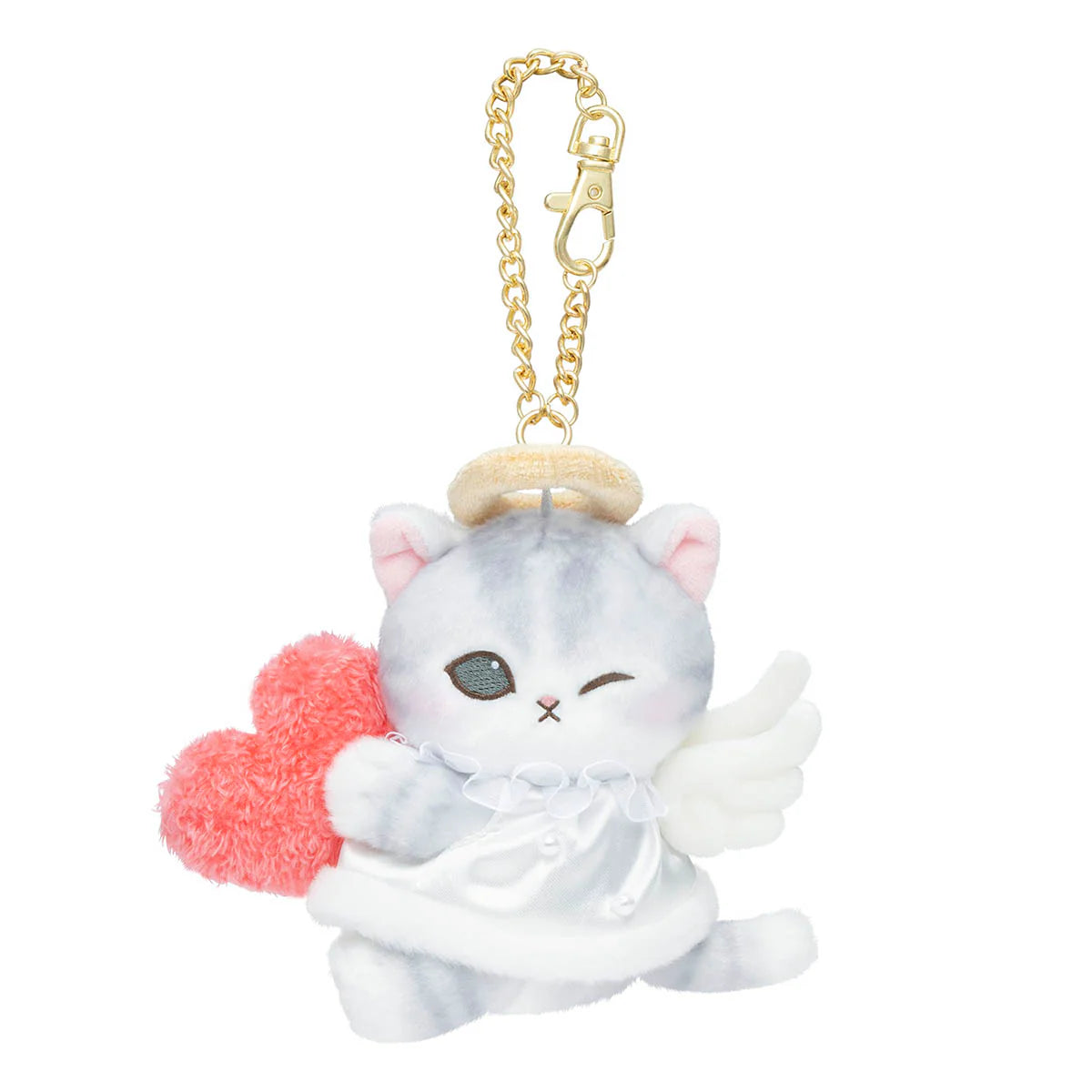 MOFUSAND Angel Meow Mascot Holder Keychain | YORE STORE
