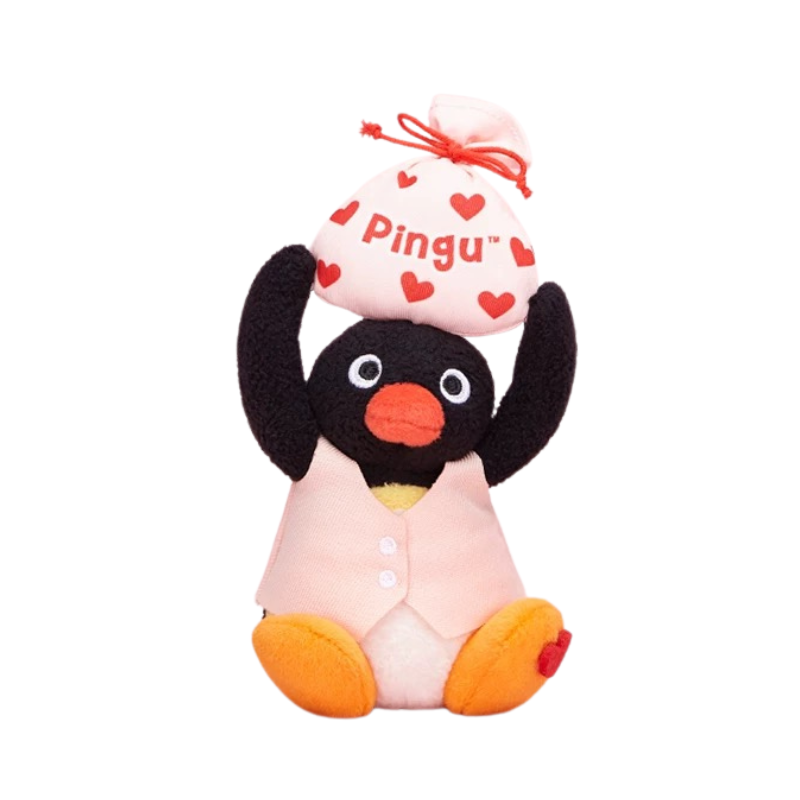 PINGU x SHANDMOO Love Series Confession Gift Mascot Holder Keychain ...