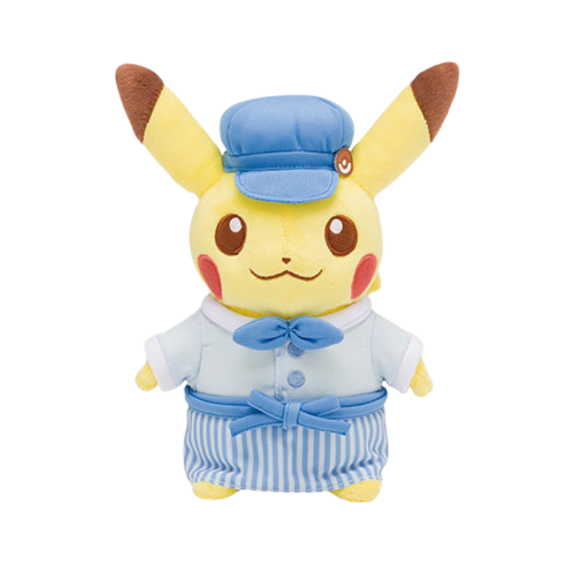 POKEMON Sweets by Pokémon Café Pikachu Blue Plush Doll | YORE STORE