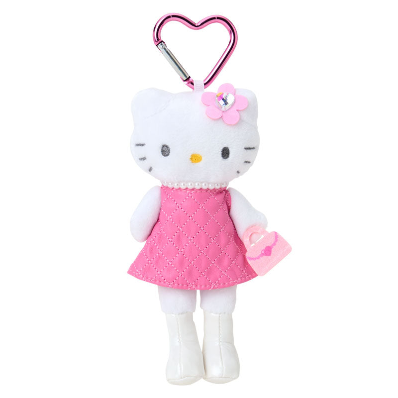 Hello Kitty Fantasy Pink Quilt Dress Mascot Keychain | YORE STORE